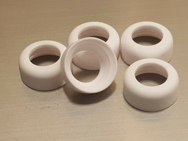 5 x Retaining Cup Grey Ceramic End Cap 60390 60389 PT40 & PT60 Plasma ...